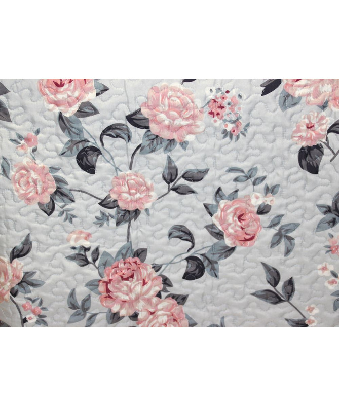 Colcha Rosa Bouquet Casal